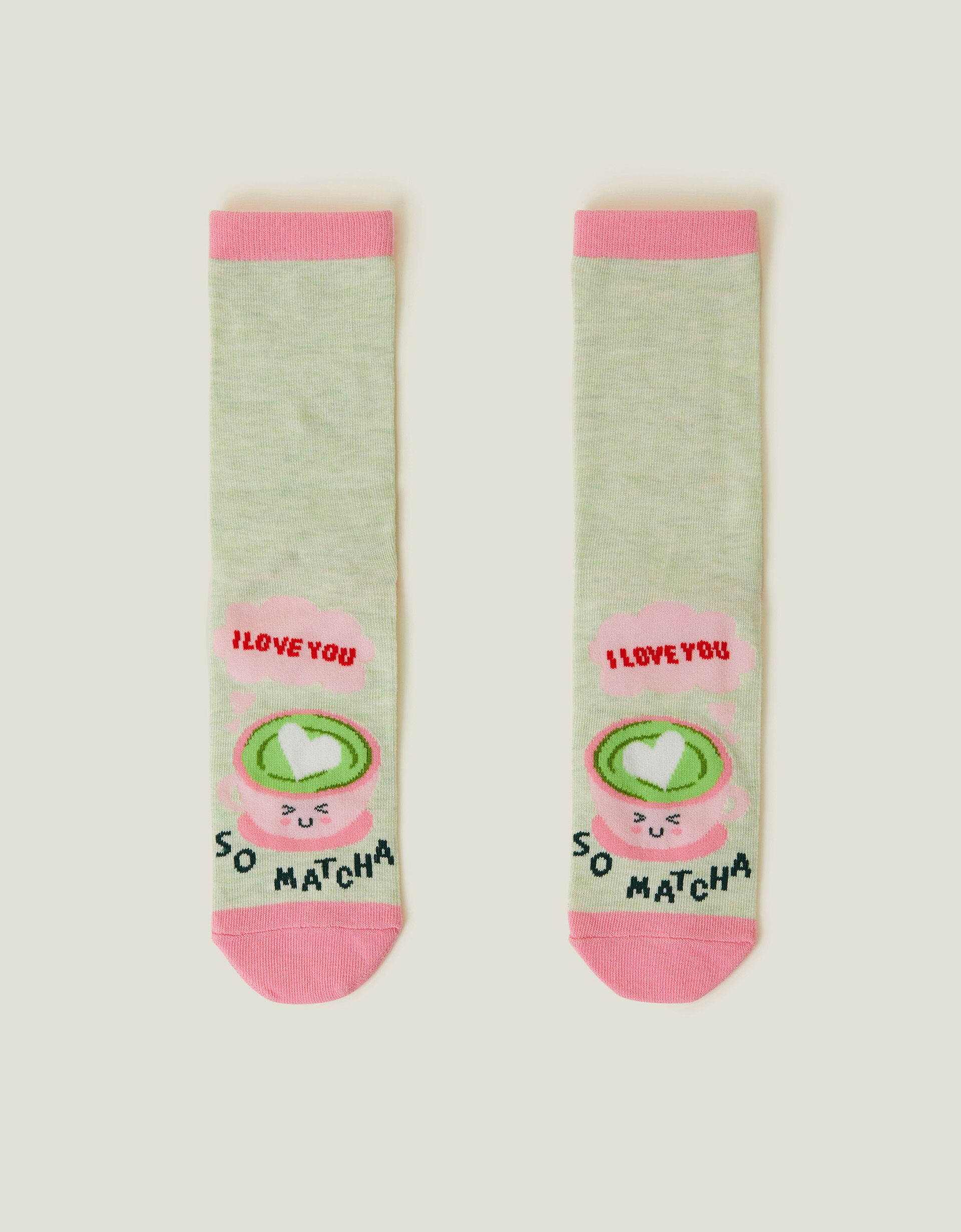Love You So Matcha Socks | Shop All | Accessorize UK