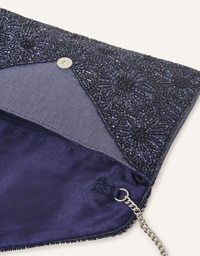 Embellished Classic Clutch Bag Blue | Clutches | Accessorize UK