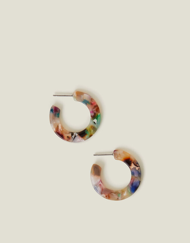 Resin Pastel Chunky Hoops | Hoop Earrings | Accessorize Global