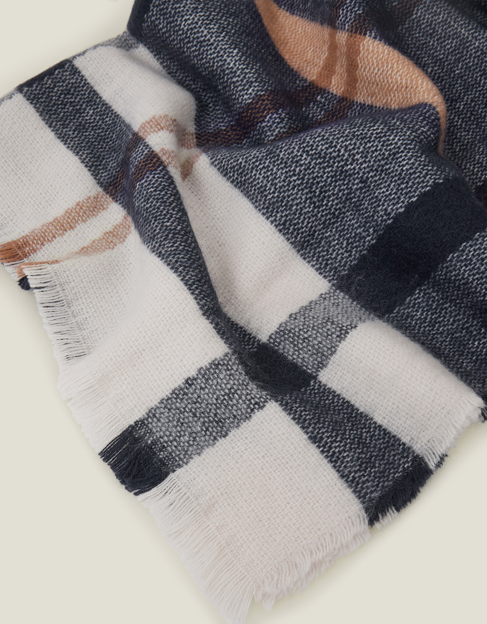 Check Blanket Scarf | Scarves | Accessorize UK