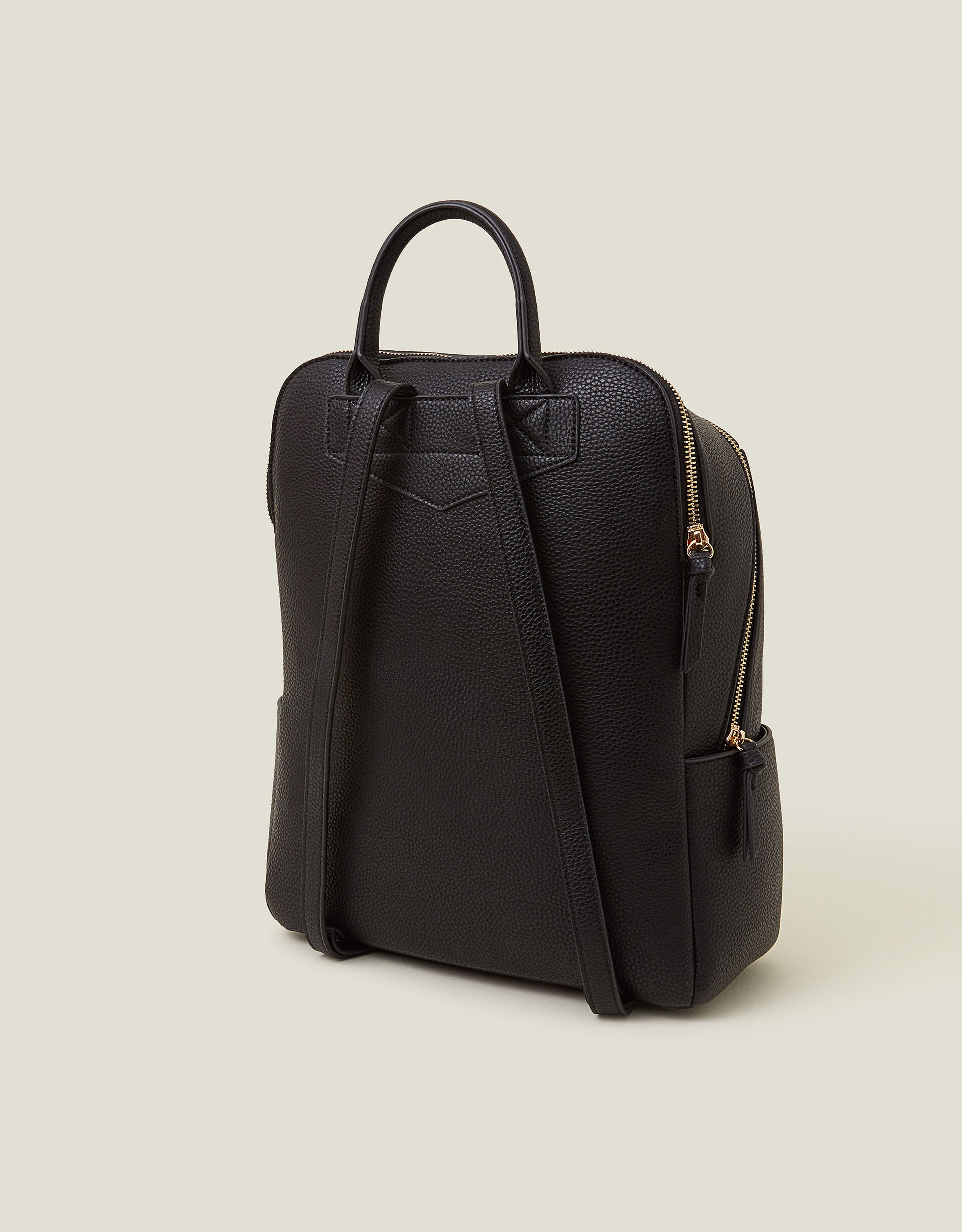 Smart Zip Around Backpack Black | Backpacks | Accessorize UK