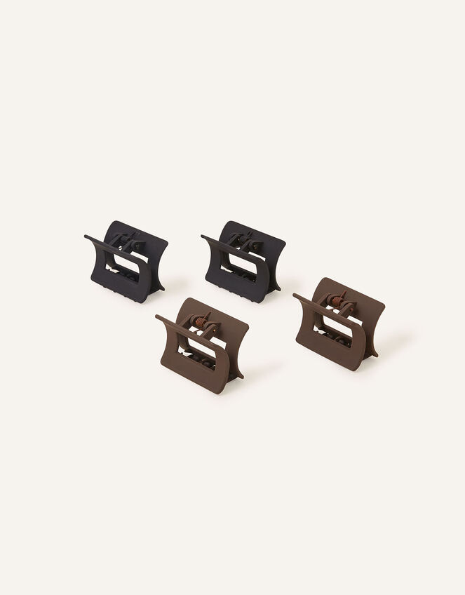 Matte Square Claw Clips 4 Pack | Hair bands & Scrunchies | Accessorize UK